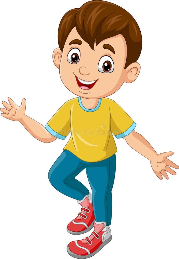 Cartoon Funny Little Boy Posing Stock Vector - Illustration of ... Cartoon Funny Little Boy Posing Stock Vector - Illustration of ...