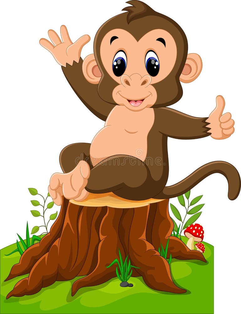 Cartoon Funny Monkey Tree Stock Illustrations – 4,990 Cartoon Funny ...