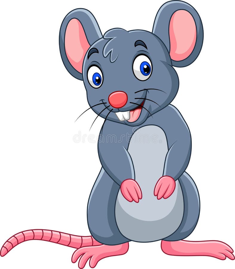 Cartoon funny mouse stock vector. Illustration of mice - 137789949