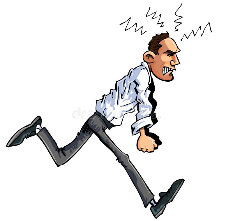 Frantic Cartoons Of People