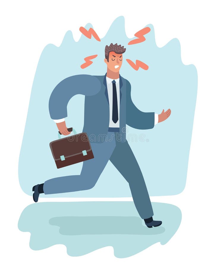 Frantic Person Stock Illustrations – 85 Frantic Person Stock ...