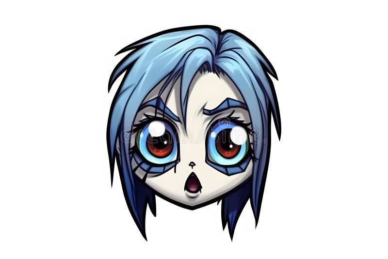 Cartoon Game Avatar. Neural Network AI Generated Stock Illustration ...