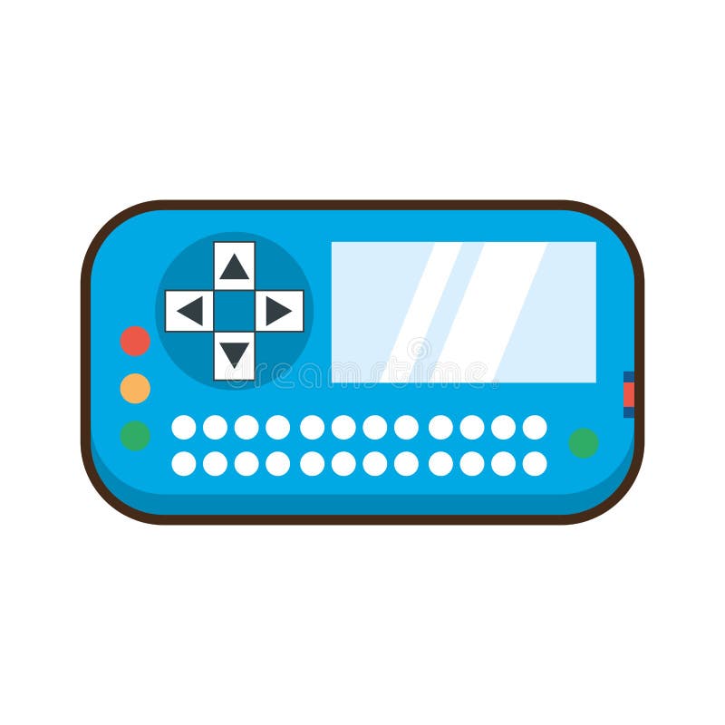 Cartoon Game Console Entertainment Video Stock Vector - Illustration of ...