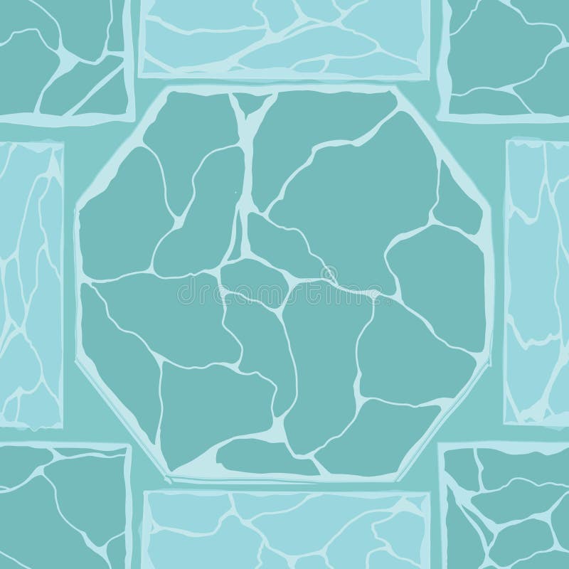 Cartoon Game Texture, Ice Surface Seamless Pattern. Game Asset Walls ...