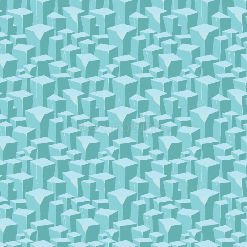 Cartoon Game Texture, Ice Surface Seamless Pattern. Game Asset Walls ...