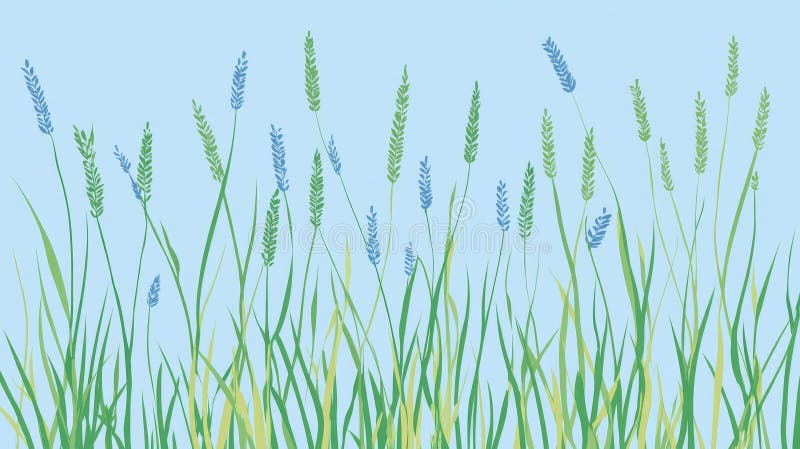 A Cartoon Garden Scene Featuring 2D Grassland and Animated Elements ...