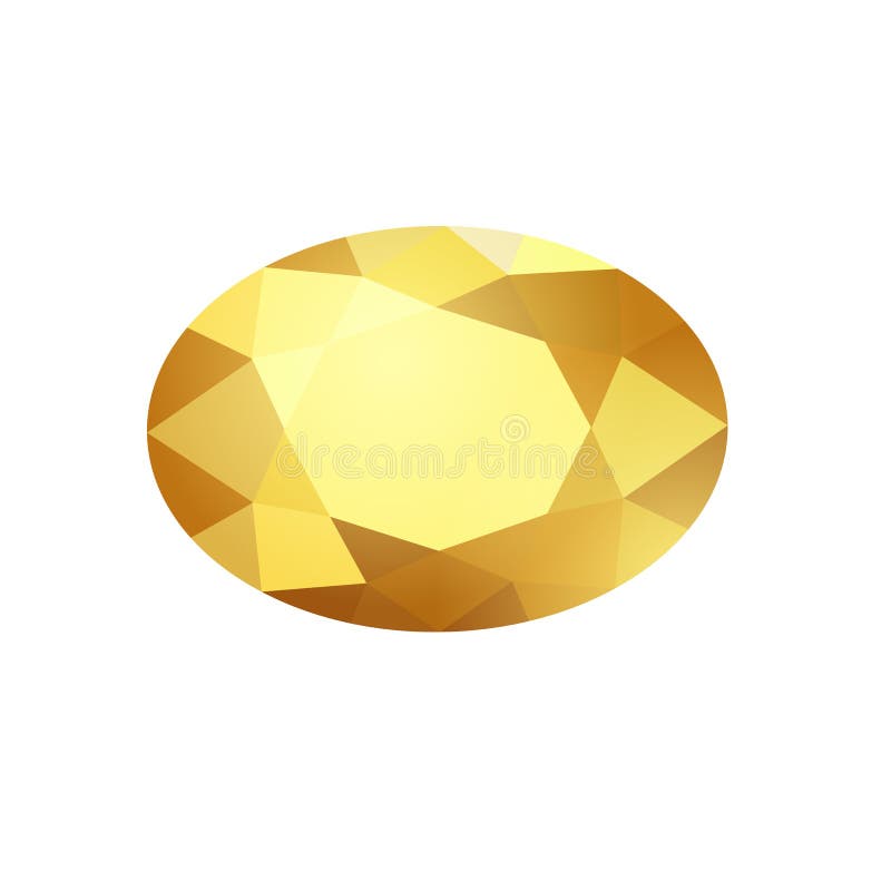 Cartoon gem icon stock vector. Illustration of brilliant - 121914853