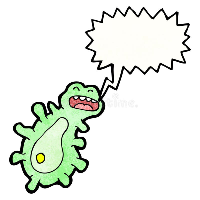 Cartoon germ stock vector. Illustration of quirky, drawing - 38039503