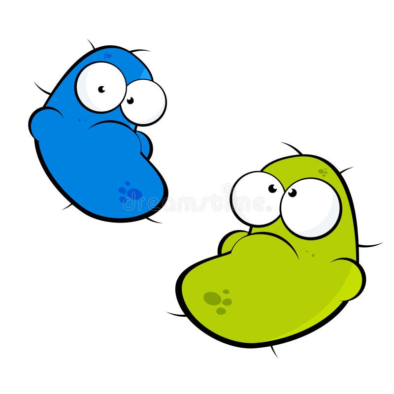 Cartoon germ characters stock vector. Illustration of cartoon - 10911531