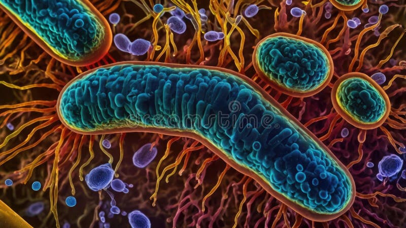 Cartoon of Germs, Superbugs, or Bacteria-like Creatures, Symbolizing ...