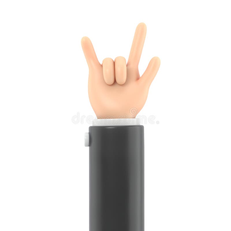 Cartoon Gesture Icon Mockup.Four Diverse Men Holding Each Others Wrists ...