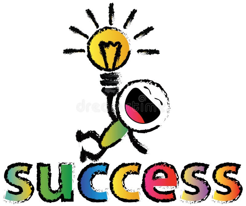 Cartoon get idea stock vector. Illustration of power - 50971311