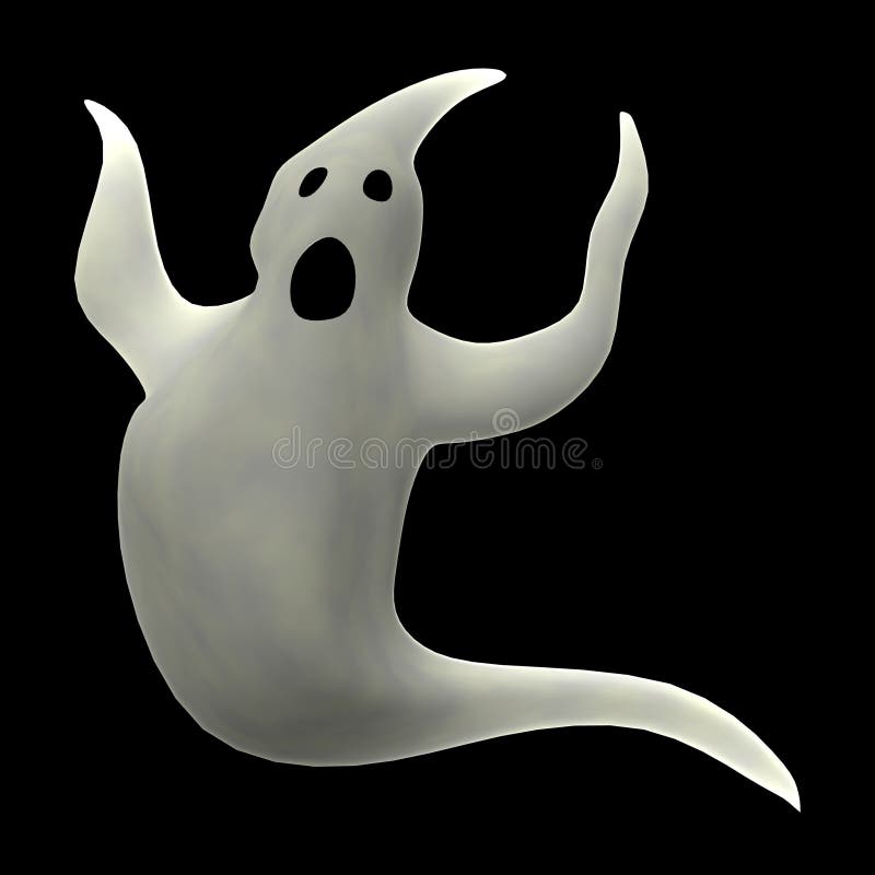 Cartoon ghost stock illustration. Illustration of halloween - 11726935