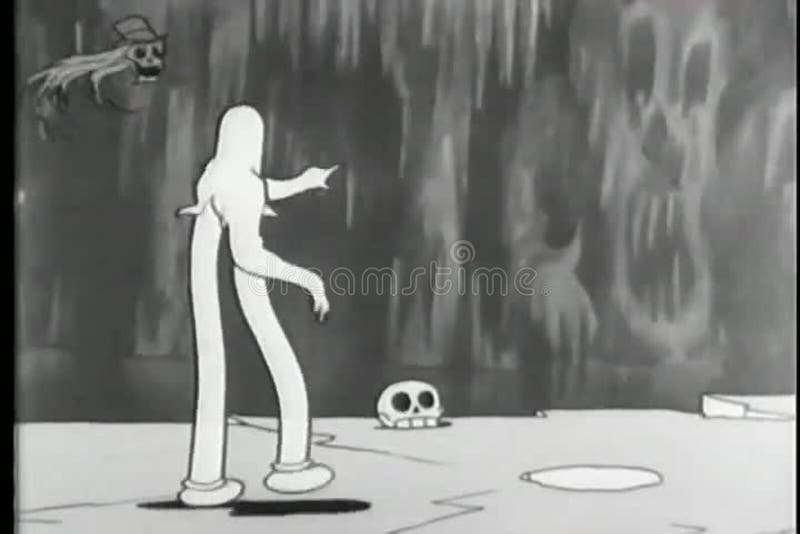 Animated Cartoon Halloween Background Stock Video Footage - Video of ...