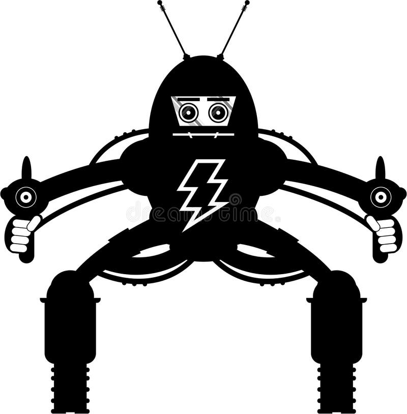 Giant Robot Cartoon Stock Illustrations – 504 Giant Robot Cartoon Stock ...