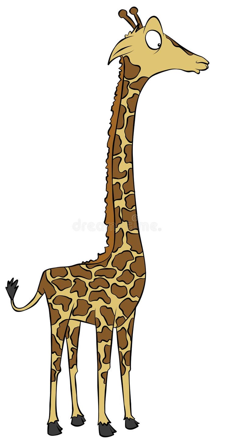 Giraffe Tall Animal Cartoon Stock Illustrations – 5,524 Giraffe Tall ...