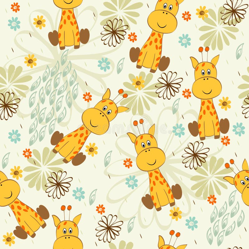 Cartoon giraffe stock vector. Illustration of graphic - 50032291