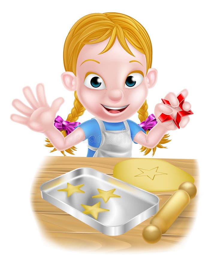 7+ Girl baking cartoon Free Stock Photos - StockFreeImages