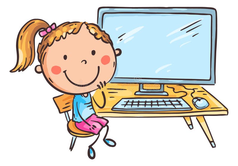 Computer Clipart For Kids 3,777 Computer Child Clipart Royalty Free