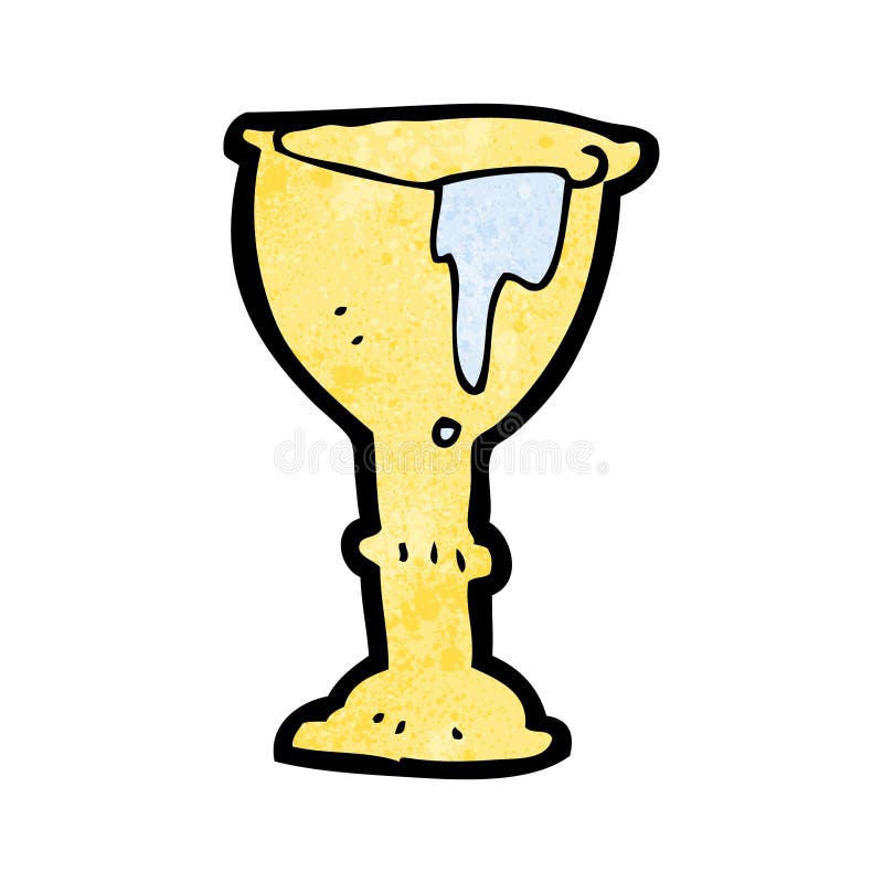 Cartoon goblet stock vector. Illustration of clip, grunge - 38085811