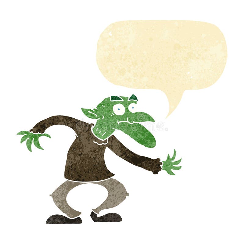 Cartoon Boy Goblin Smiling stock vector. Illustration of smiling ...