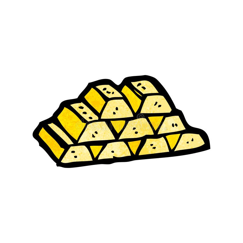 Cartoon gold stock vector. Illustration of doodle, cute - 38062972