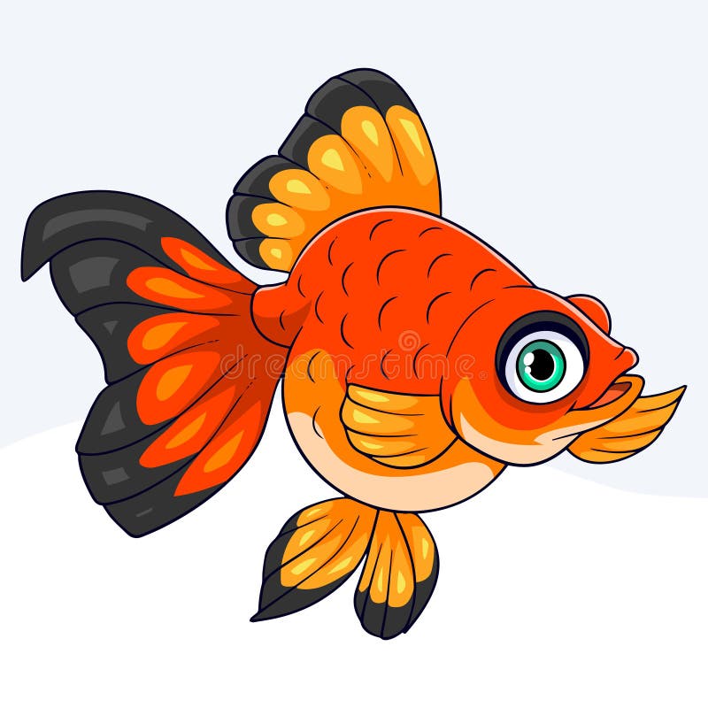 Cartoon Adorable Goldfish Stock Illustrations – 529 Cartoon Adorable ...