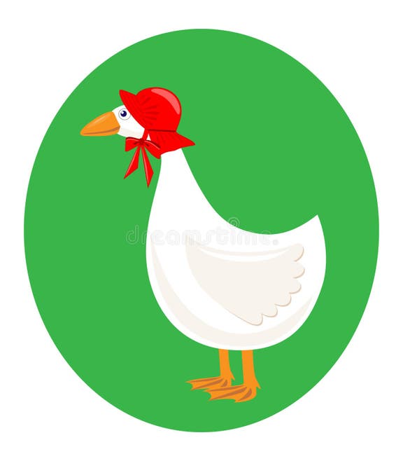 Cartoon Goose stock vector. Illustration of design, goosey - 8633157