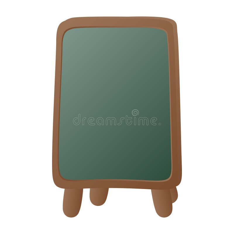 Cartoon Gradient Chalkboard Vector Isolated Element Stock Vector ...