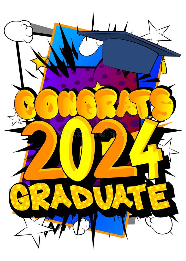 Cartoon Graduation, Comic Book Education Retro Vector Comics Pop Art ...