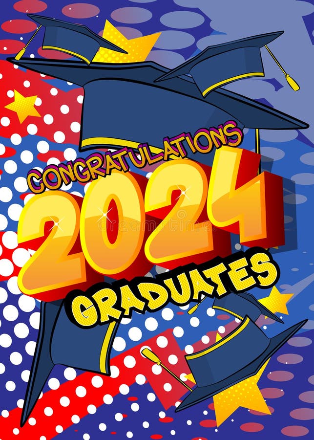 Cartoon Graduation, Comic Book Education Retro Vector Comics Pop Art ...