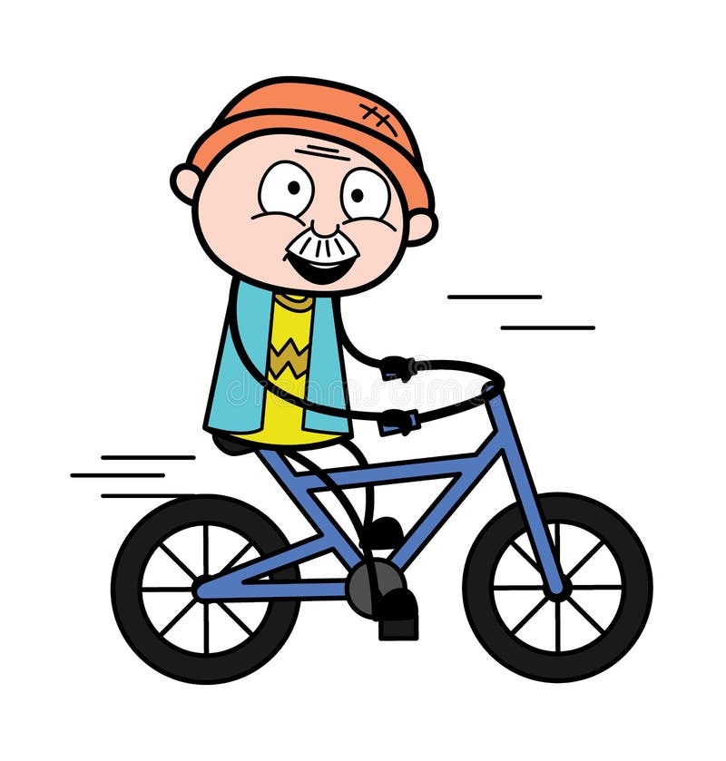 Riding Grandpa Bike Stock Illustrations – 92 Riding Grandpa Bike Stock ...
