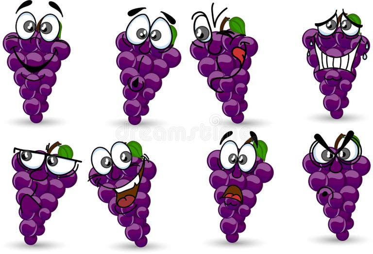 Grapes Face Stock Illustrations – 2,060 Grapes Face Stock Illustrations ...