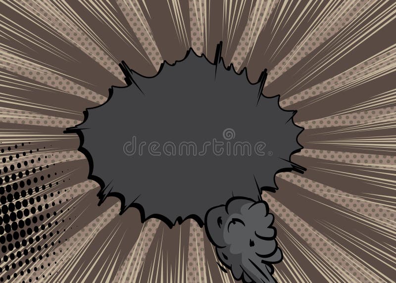 Cartoon Gray and Black Background, Comic Book Backdrop. Vector Comics ...