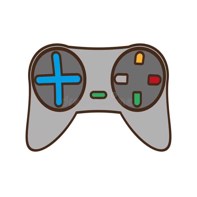 Cartoon Game Console Entertainment Video Stock Vector - Illustration of ...