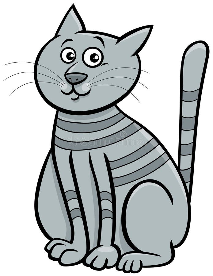 Gray Tabby Cat Stock Illustrations – 4,642 Gray Tabby Cat Stock ...
