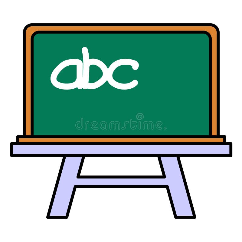 Cartoon Green Board.vector Illustration Stock Vector - Illustration of ...