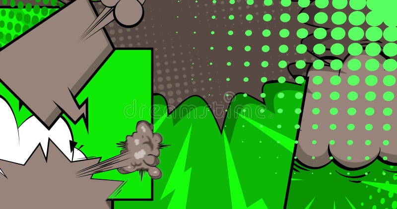 Background Animation in Pop Art, Comics Style. Stock Video - Video of ...