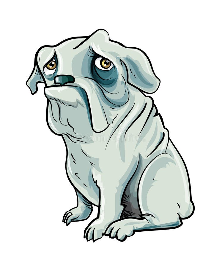 Sad Bulldog Clipart Dogs