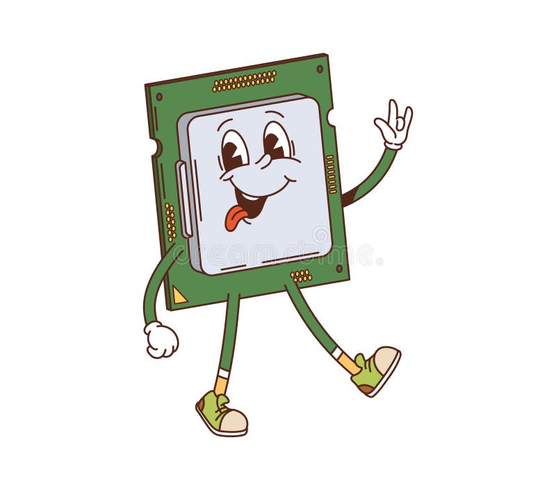 Computer Chip Cartoon Stock Illustrations – 4,936 Computer Chip Cartoon ...