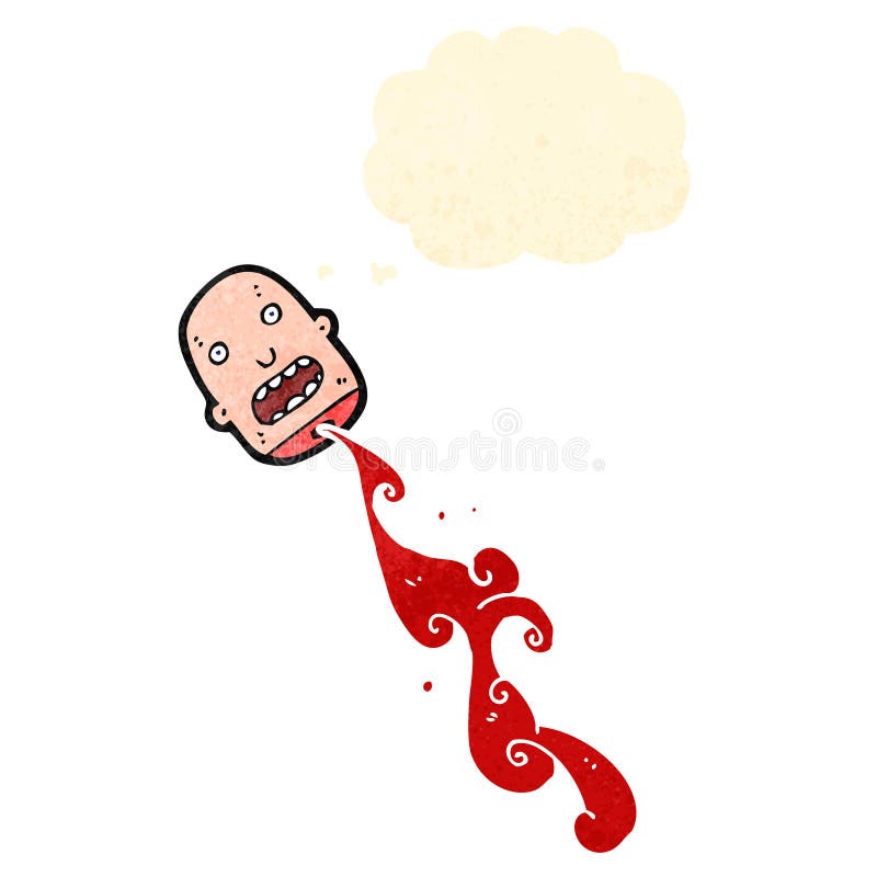 Cartoon gross severed head stock vector. Illustration of painted - 37570968