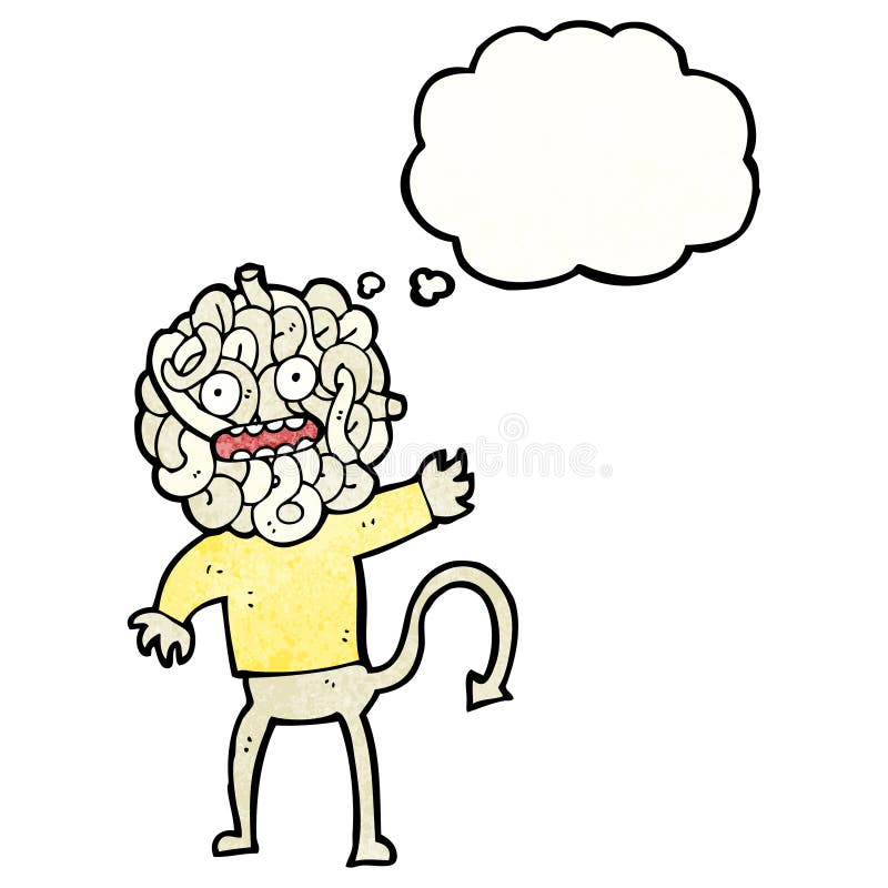 Cartoon Gross Spaghetti Monster Stock Illustration - Illustration of ...