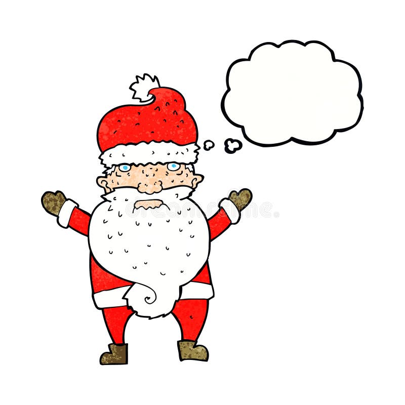 Cartoon Grumpy Little Dog with Thought Bubble Stock Illustration ...