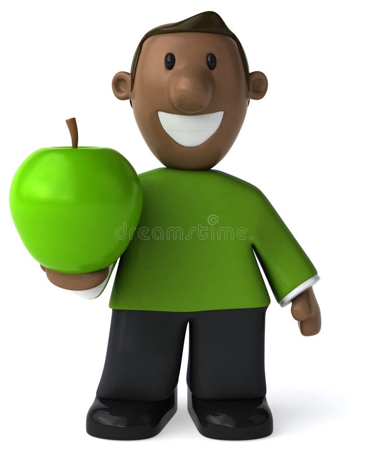 Cartoon Guy - 3D Illustration Stock Illustration - Illustration of ...