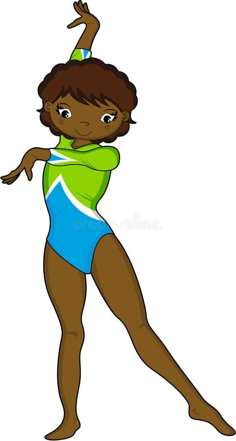 Cartoon Gymnast stock vector. Illustration of leisure - 95134553