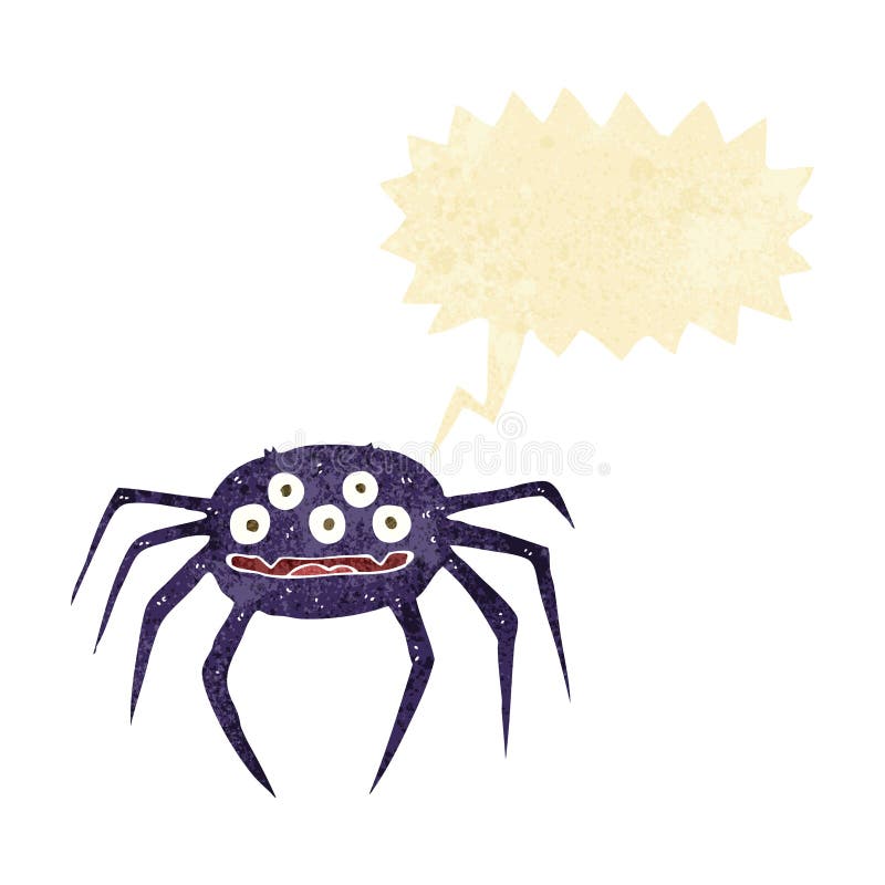Cartoon Spider Speech Bubble Stock Illustrations – 383 Cartoon Spider ...