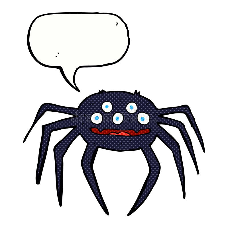 Cartoon Spider Speech Bubble Stock Illustrations – 383 Cartoon Spider ...