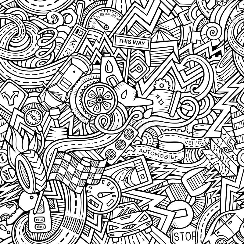 Driving Doodles Stock Illustrations – 295 Driving Doodles Stock ...