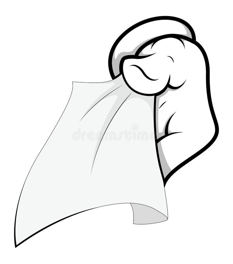 Cartoon Hand - Pass the Tissue - Vector Illustration Stock Vector ...