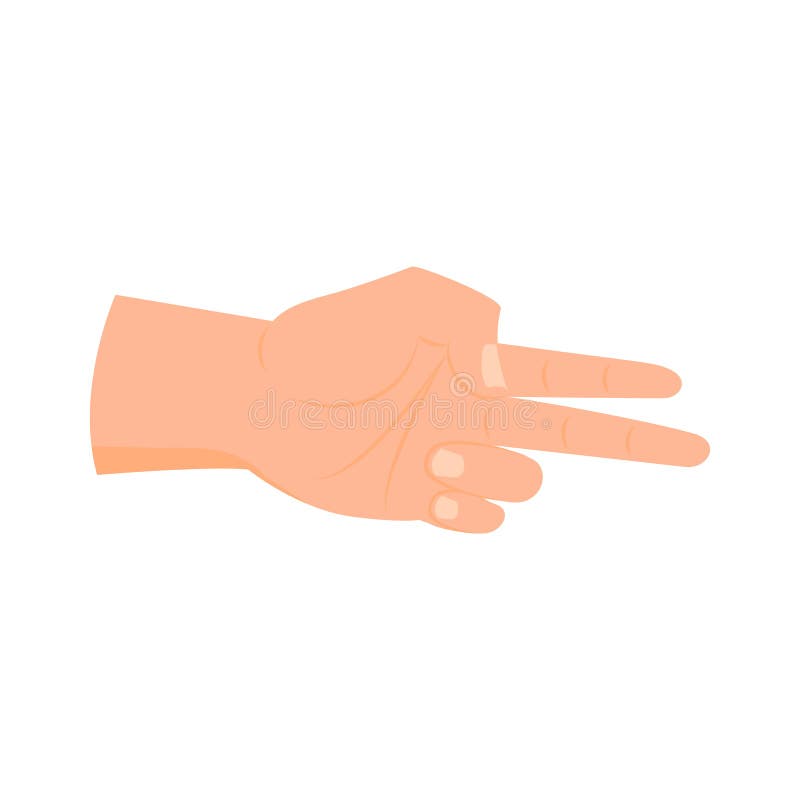 Cartoon hand icon stock vector. Illustration of decoration - 89294800